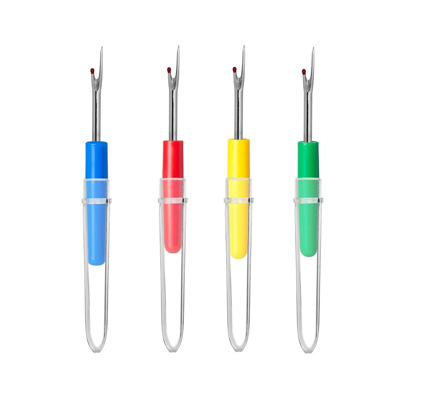 5pcs Plastic Handle Craft Thread Cutter Seam Ripper Stitch Unpicker ...
