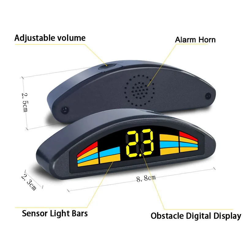 Kit de capteurs de stationnement pour voiture,radar de recul ...