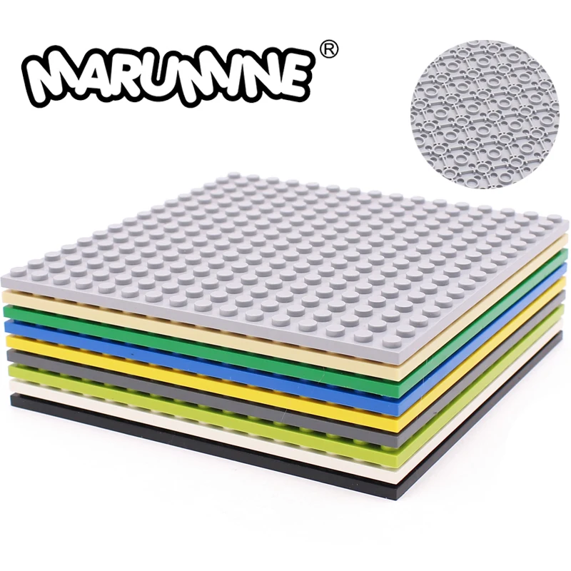 Marumine-Building-Blocks-Double-sided-Base-Plate-16x16-91405-Assemble ...
