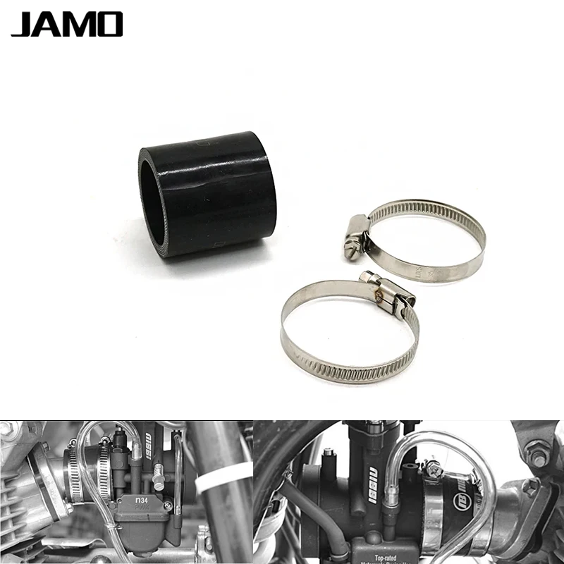 JAMO Motorcycle Connector 34mm Fittings Engine Intake Pipe For ZONGSHEN ...