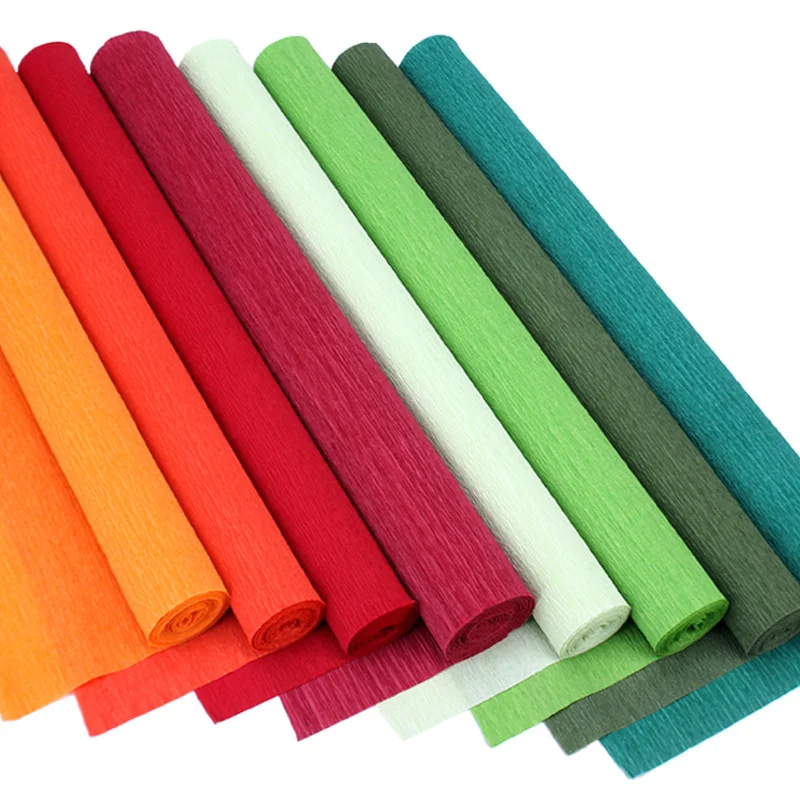 250-25cm-Colored-Crepe-Paper-Roll-Origami-Crinkled-Crepe-Paper-Craft ...