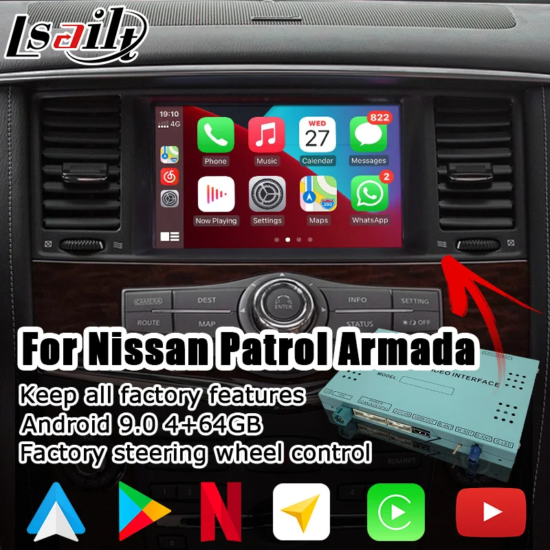Lsailt-Android-CP-AA-interface-box-for-Nissan-Patrol-Armada-Y62-video ...