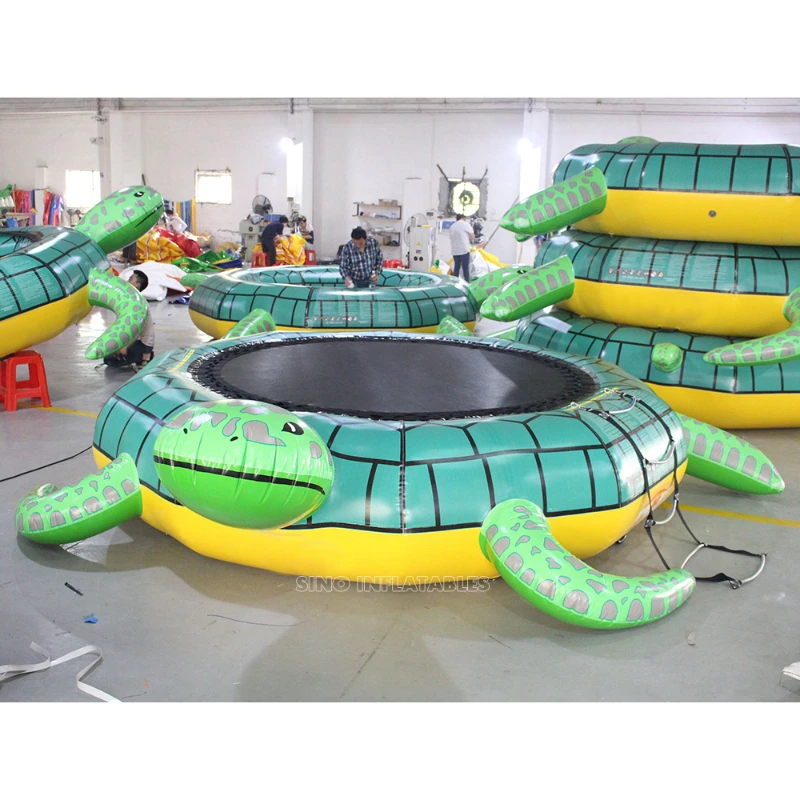 3-meters-Dia-kids-n-adult-big-turtle-inflatable-water-tramplin-made-of ...