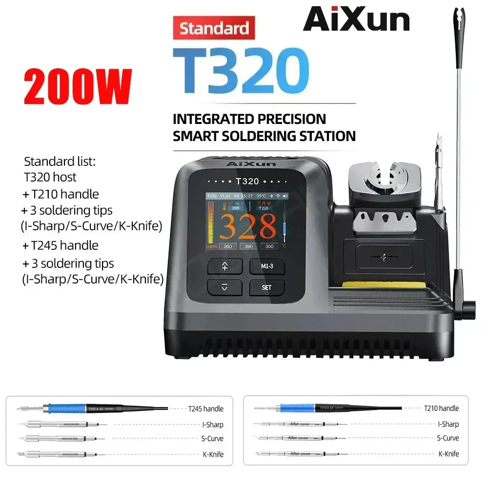 JC-AIXUN-T320-Smart-Rework-Station-with-T245-T210-Solder-Iron-Tips ...