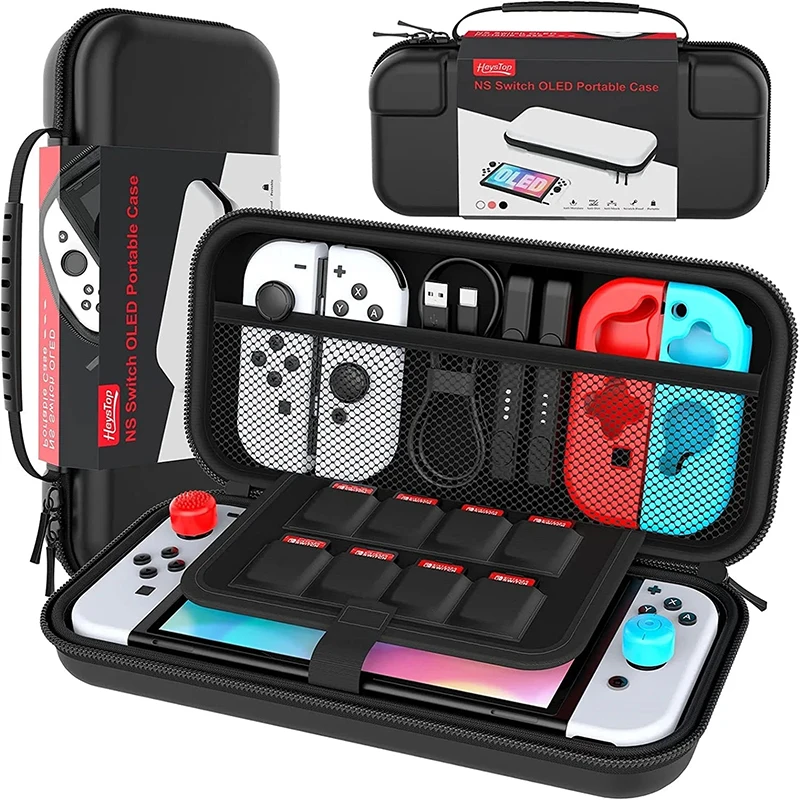 Nintendo-Switch-Cord-Storage-Bag-Portable-Waterproof-Hard-Case ...