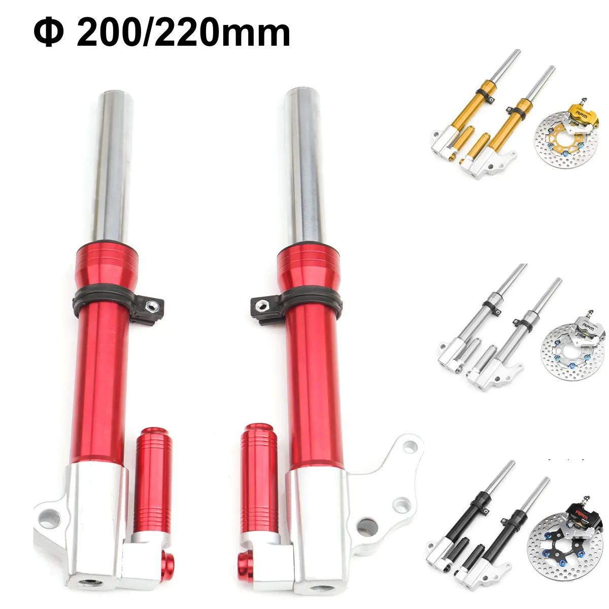 27 Core RPM Motorcycle Front Fork Shock Absorber Brake Disc For Yamaha ...