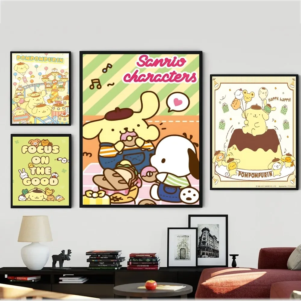 S-Sario-P-Pompompurin-Poster-Posters-Kraft-Paper-Vintage-Poster-Wall ...