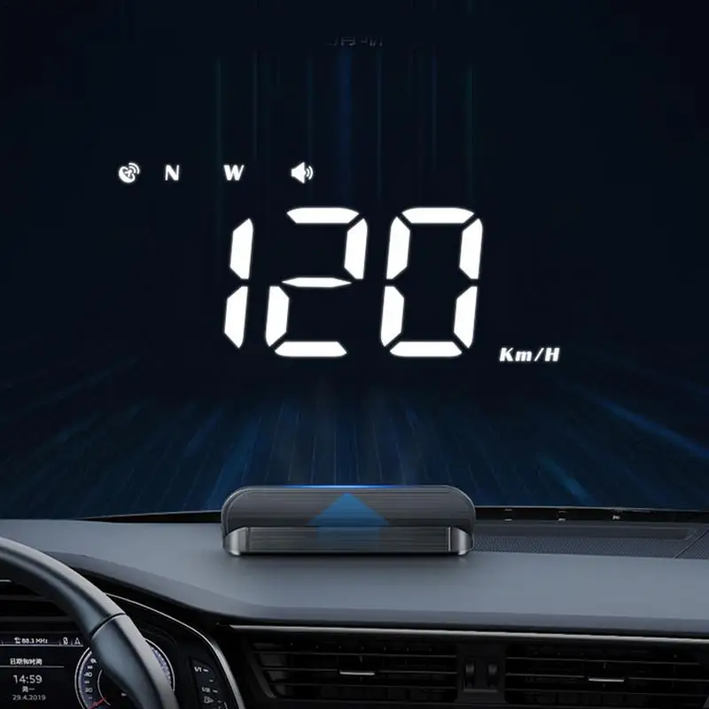 Car-GPS-Speedomete-r-Digital-Gauge-Holographic-Head-Up-Display-Auto ...