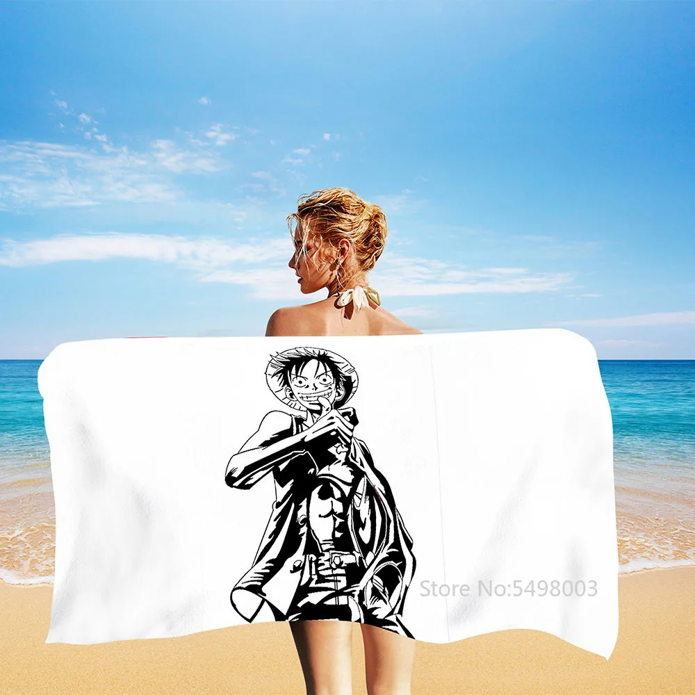 One Piece Monkey D. Luffy Bath Towel | One piece Merchandise | Up to 80 ...