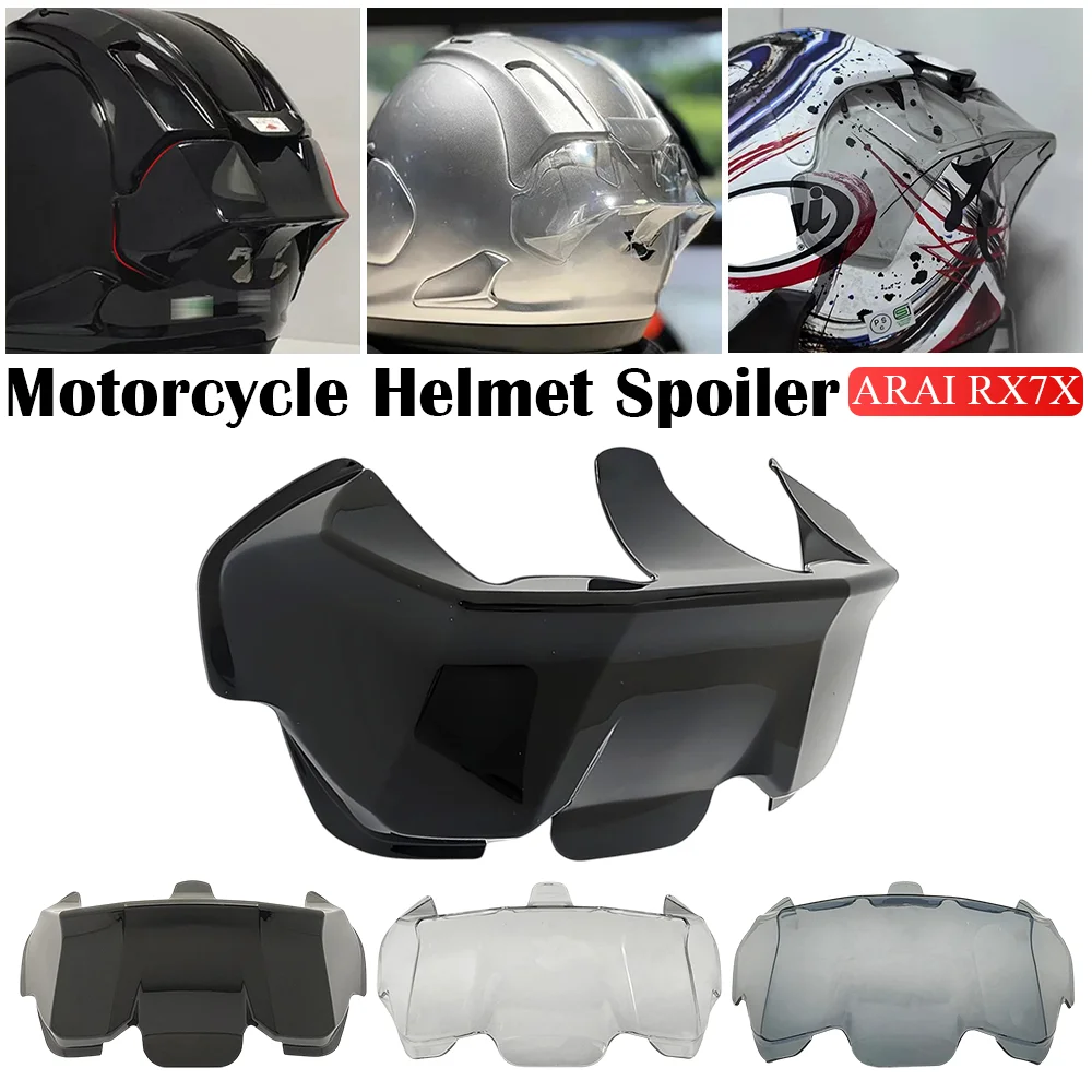 Motorcycle Helmet Aerodynamic Rear Spoiler Wind Resistance Reduction ...