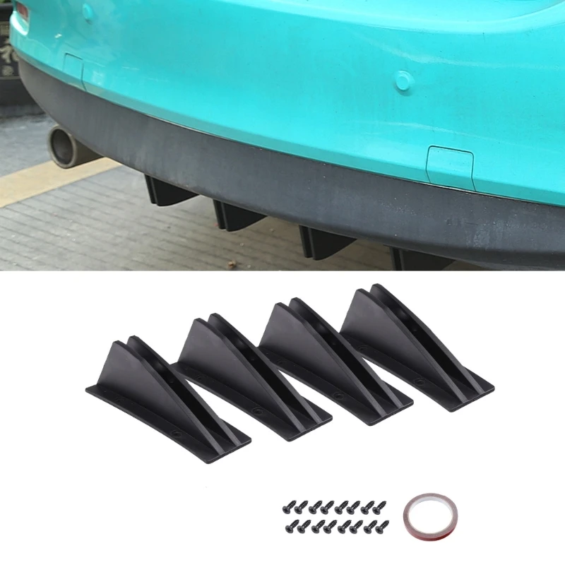 Universal Rear Bumper Diffuser Spoiler Rear Bumper Lip Diffuser Anti ...