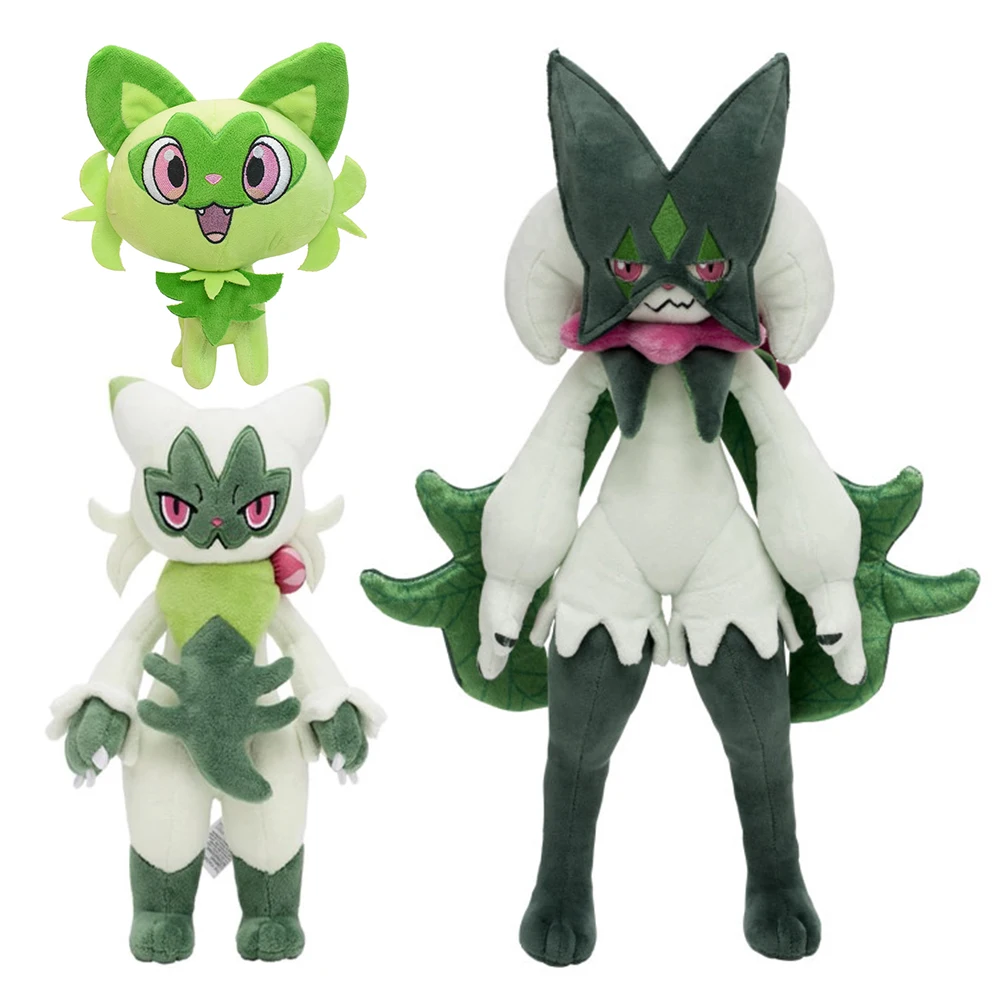 Juguete-de-peluche-de-Sprigatito-Evolution-Floragato-Meowscarada-mu-eco ...