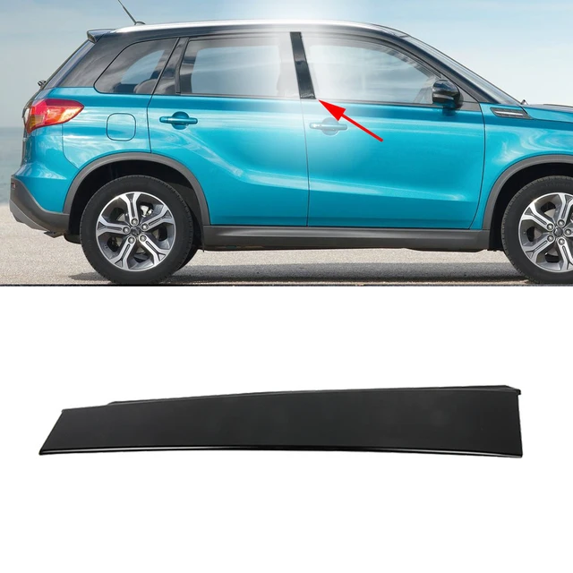 Car Front Door Rear Door Pillar Trim Decoration Outer Garnish Cover For ...