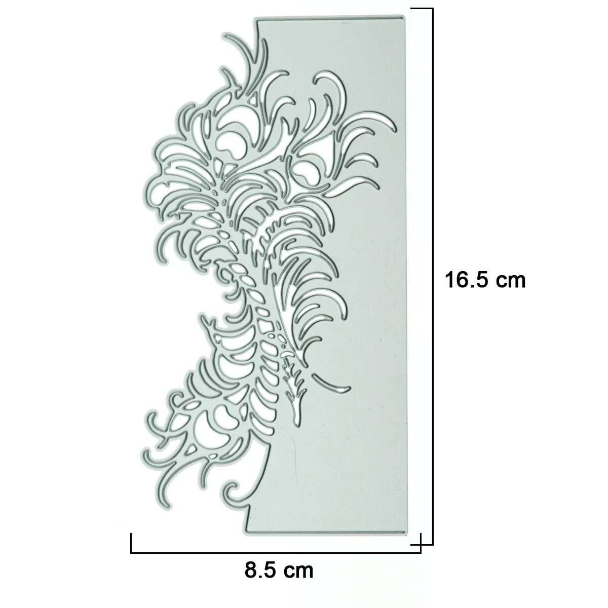 Peacock Feather Corner Border