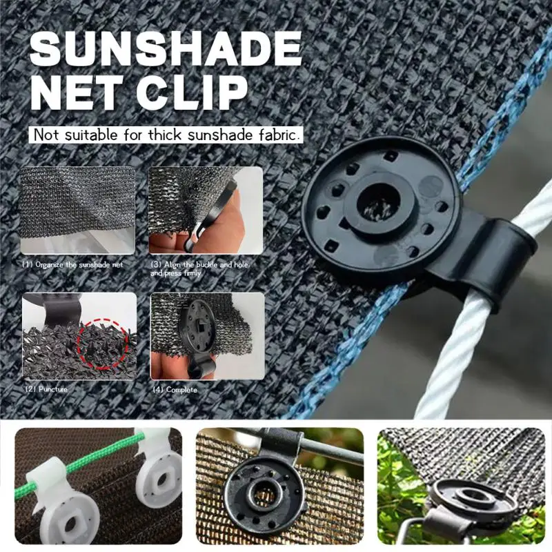 10-20-30pcs-Round-Sunshade-Net-Clip-PE-Material-Agricultural-Shade ...