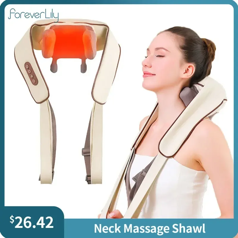 Electric-Cervical-Massage-Shawl-Heated-Kneading-Neck-and-Back-Massage ...