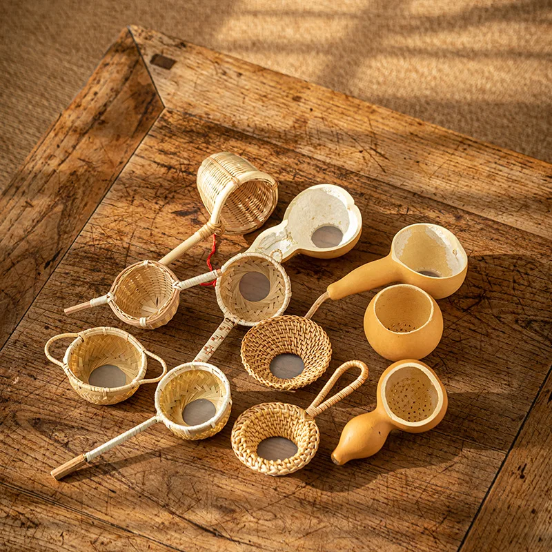 Bamboo-Tea-Strainer-Matcha-Powder-Sieve-Chinese-Kungfu-Teaware-Funnel ...