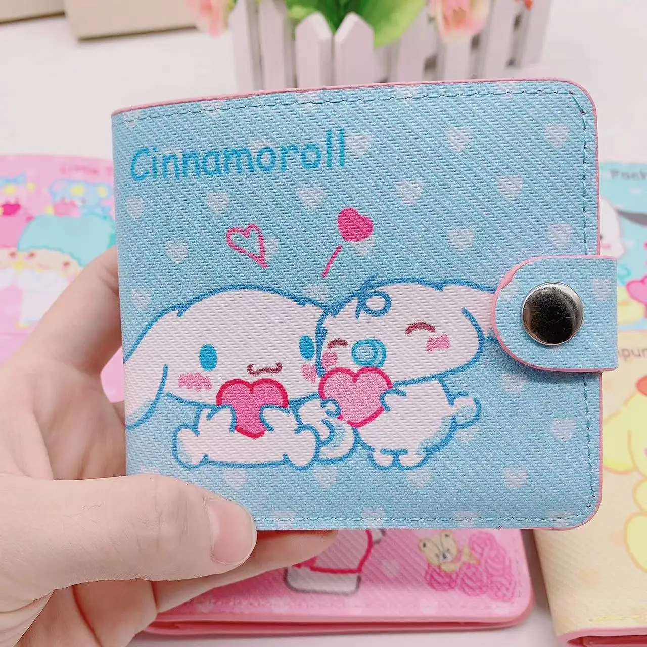 New Sanrio PU Cartoons Women's Wallet Hello Kitty Kulomi Melody ...