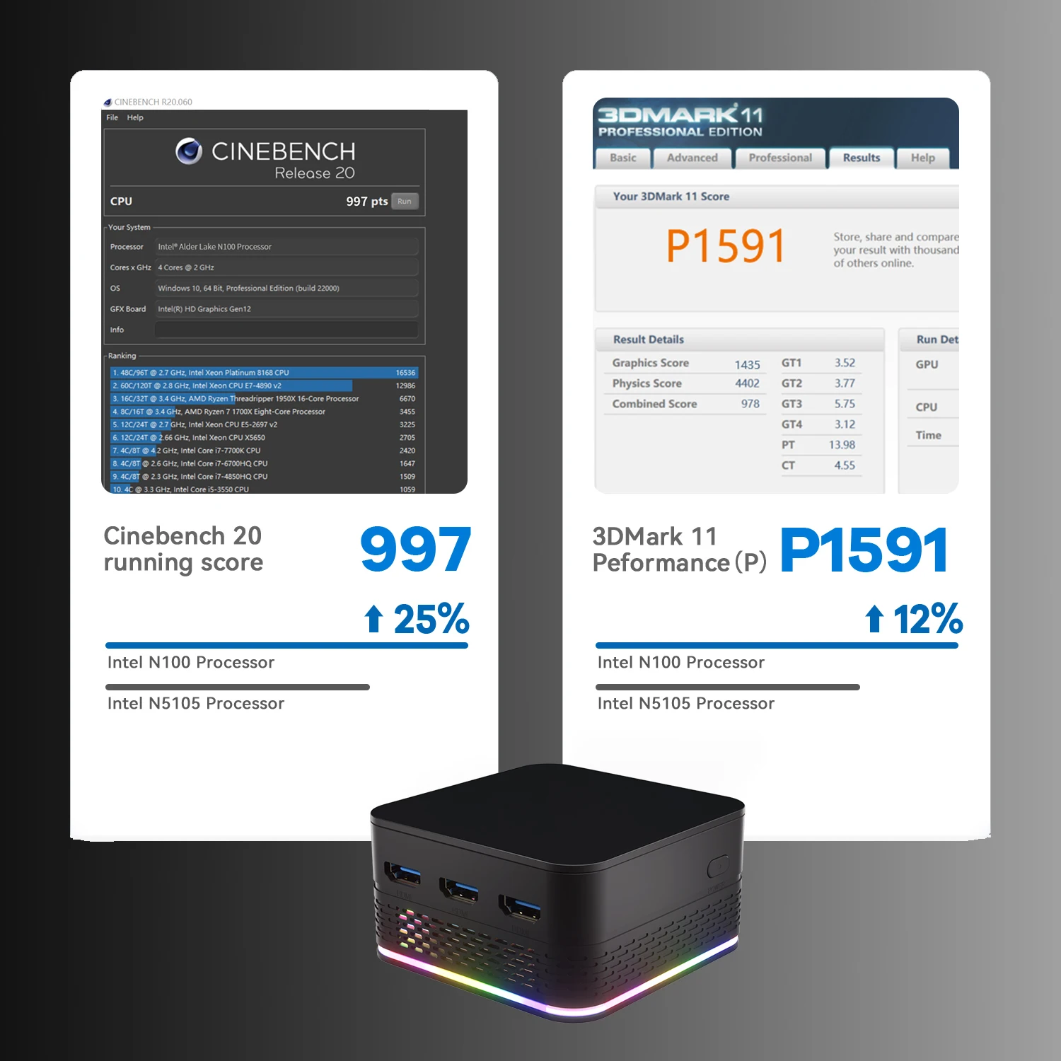 Мини-ПК T9 Plus Intel N100, 16 ГБ, 512 ГБ | AliExpress