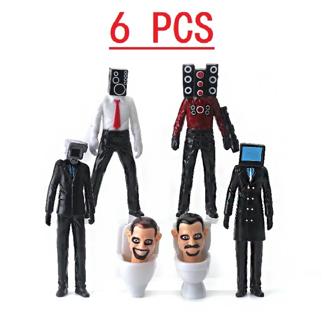 Skibidi Toilet Man Camera Man Figure TV Man Speaker Man Model Cameraman ...