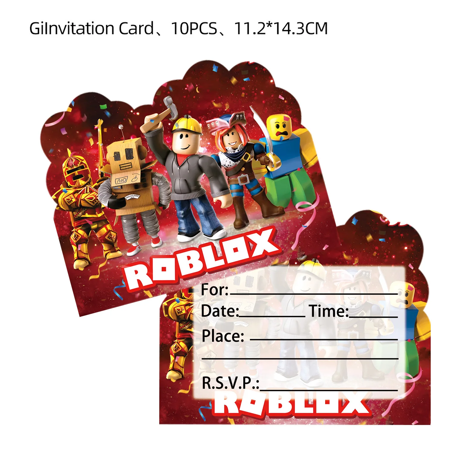 Roblox Party Pack Card: The Perfect Tiny Touch for Every Young Fan’s ...