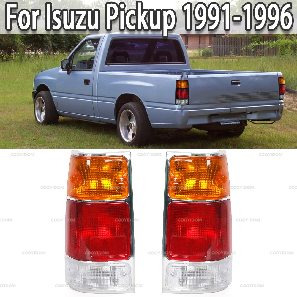 Car-1-Piece-Left-Right-Tail-Light-Lamp-With-Bulbs-Wires-For-Isuzu ...