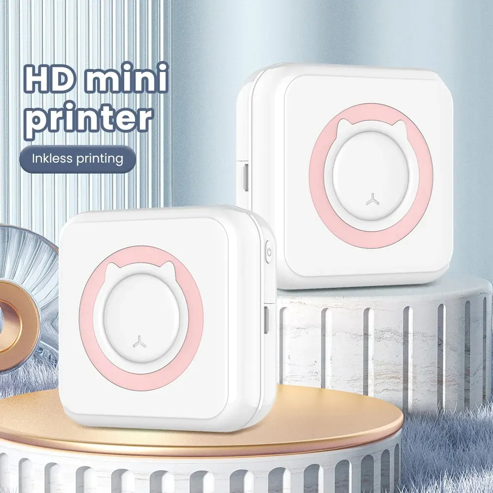 Mini-Printer-Portable-Thermal-Stickers-Paper-Inkless-Bluetooth-Wireless ...