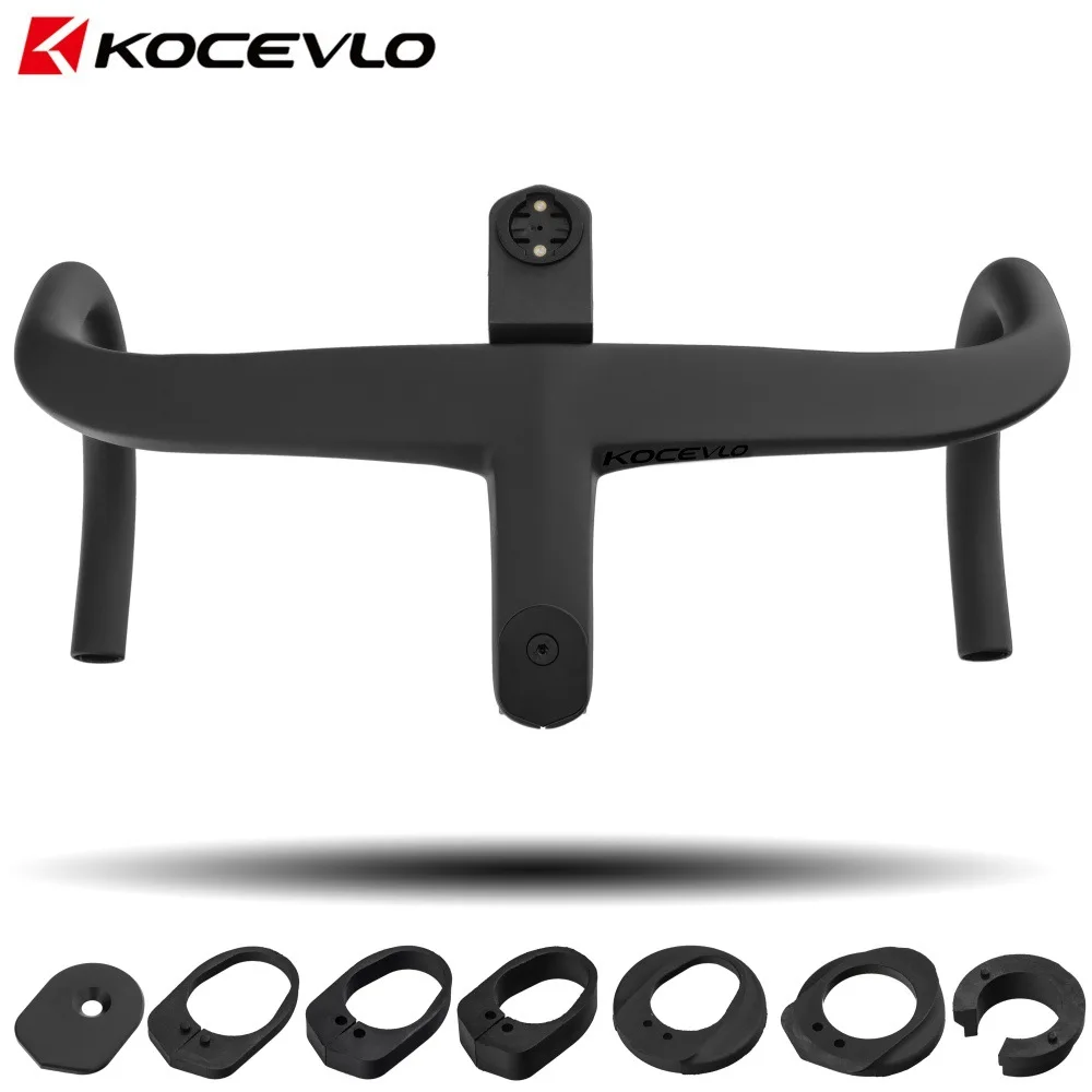 KOCEVLO Carbon Road Handlebar Super Light Integrated Carbon Handlebar ...