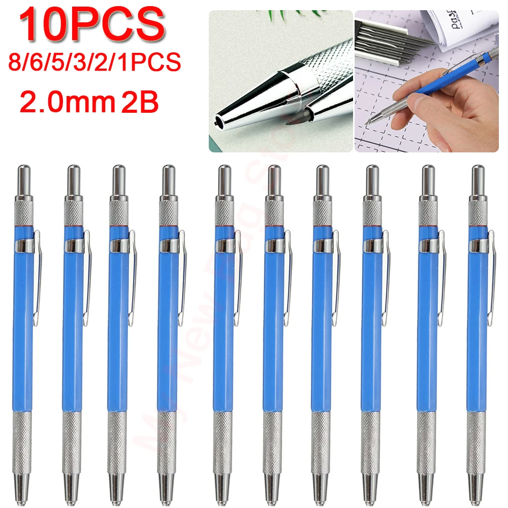 1-10PCS 2mm Automatic Mechanical Pencil Draughting Drafting Automatic ...