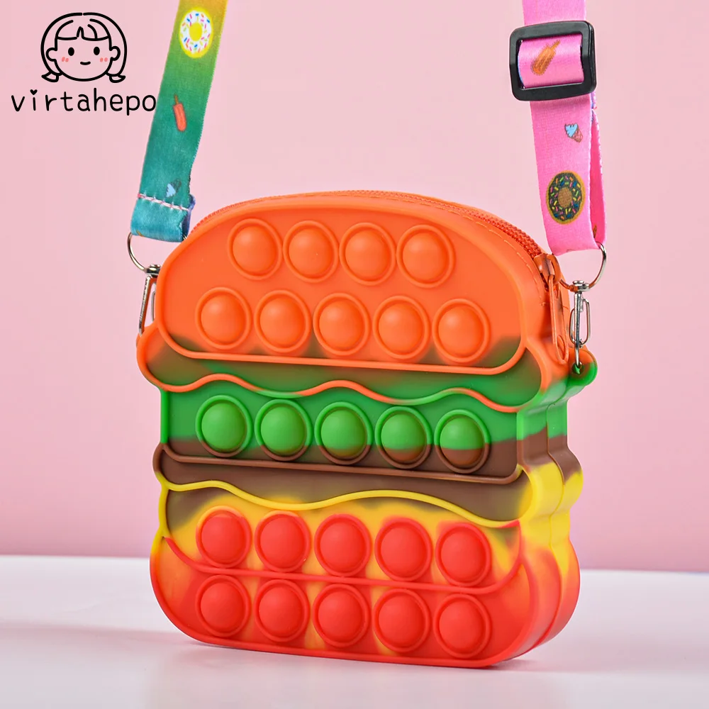 Cute-Hamburg-Pop-Bag-Antistress-Silicone-Push-Pop-Bubble-Bag-Cross-Bag ...