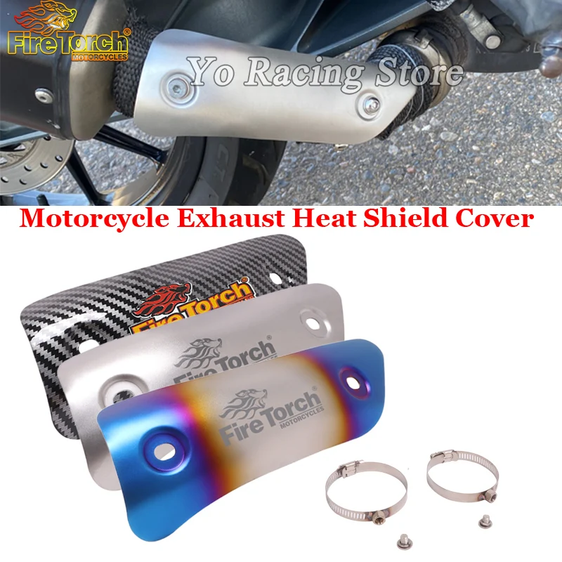 Universal-Motorcycle-Exhaust-Link-Pipe-Protector-Guard-Anti-scalding ...