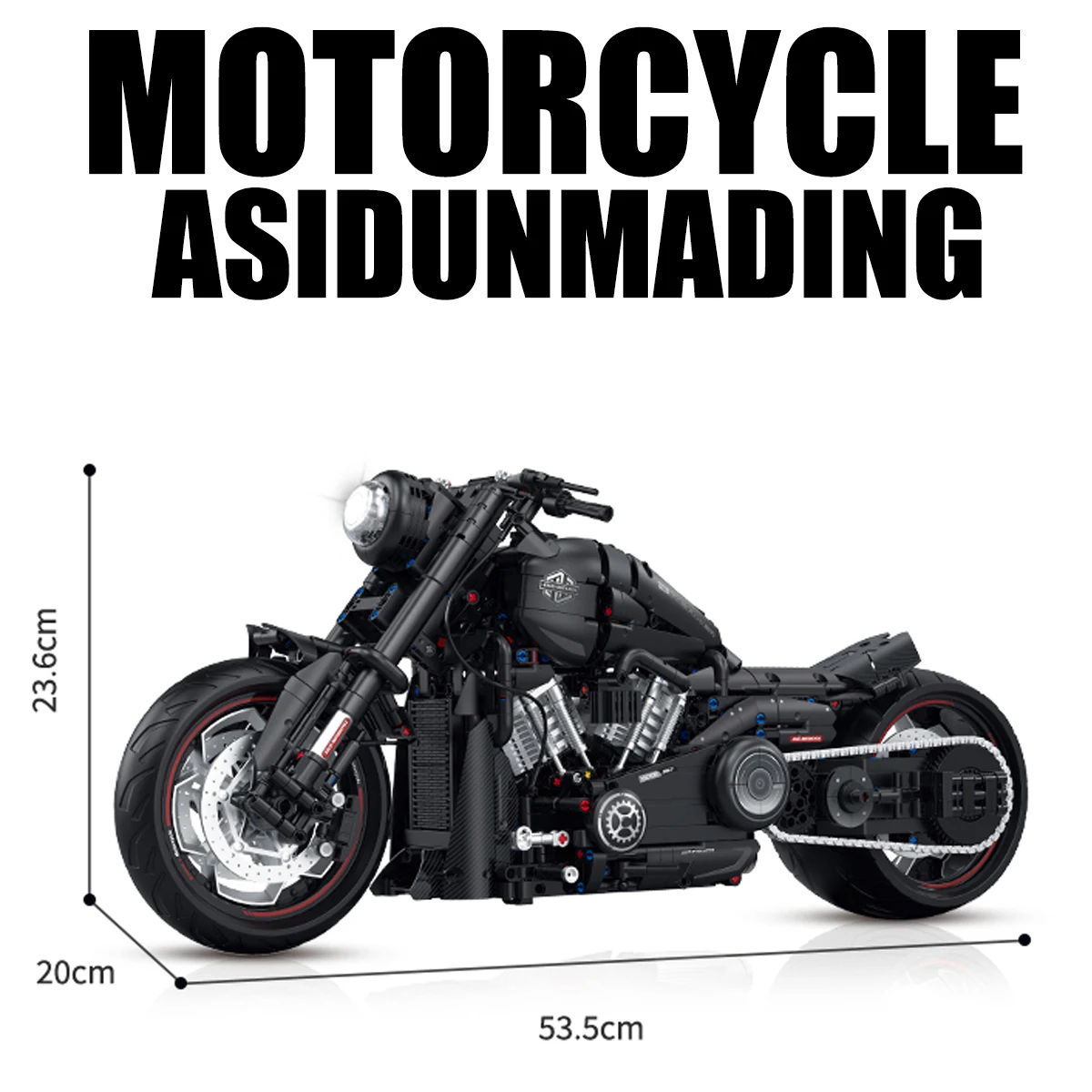 Harley-Technic-Motorcycle-Block-Set-1-5-Collectible-Motorcycle-Model ...