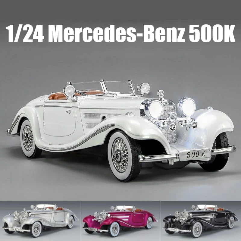 1-24-Mercedes-Benz-500K-Classic-Vintage-Car-Toy-for-Children-Diecast ...