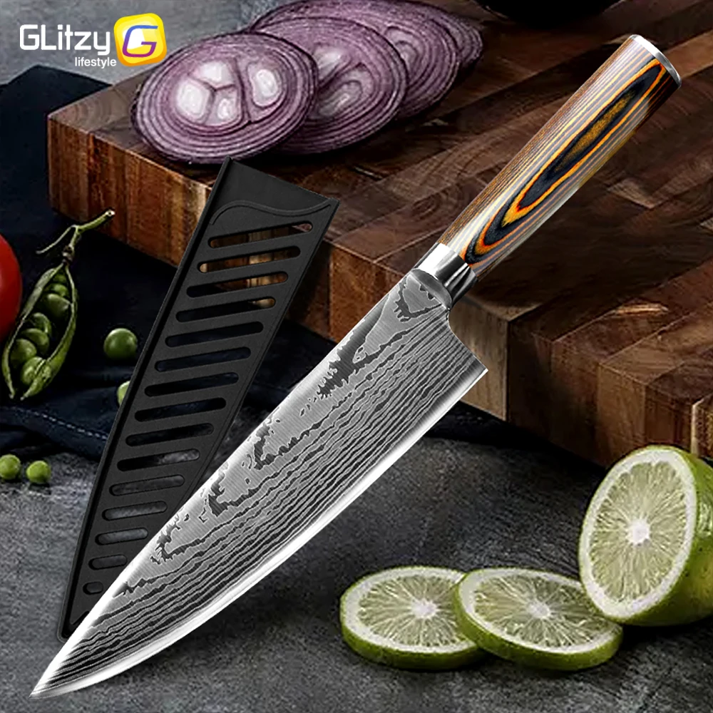 Kitchen-Knife-Set-Professional-Chef-Knife-Germany-Stainless-Steel ...