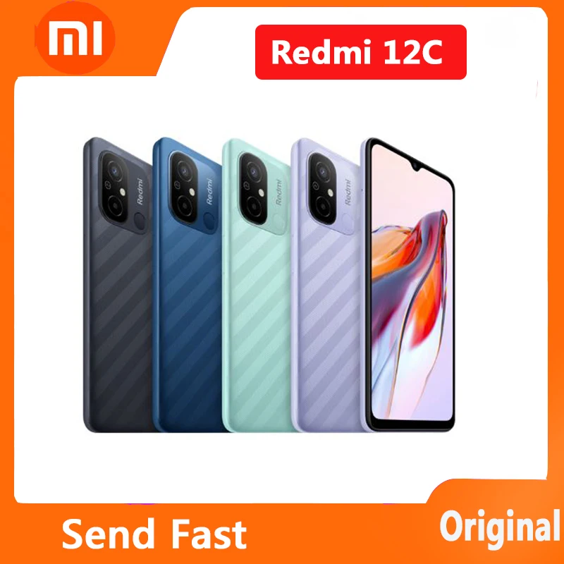 Global-ROM-Original-Xiaomi-Redmi-12C-4G-64G-5000mAh-High-capacity ...