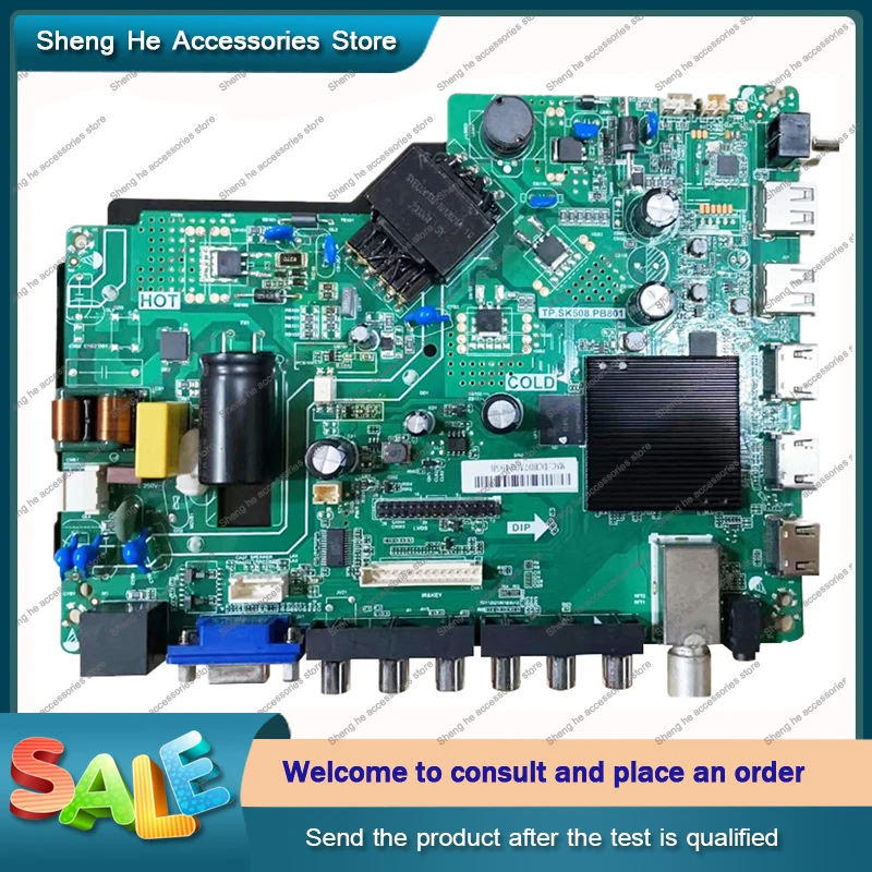 FREE SHIPPING !! TP.SK508.PB801 LED TV motherboard LCD smart TV power ...