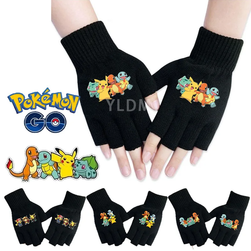 Gloves Pikachu Pokemon | Pokemon Winter Gloves | Gloves Anime Pikachu ...