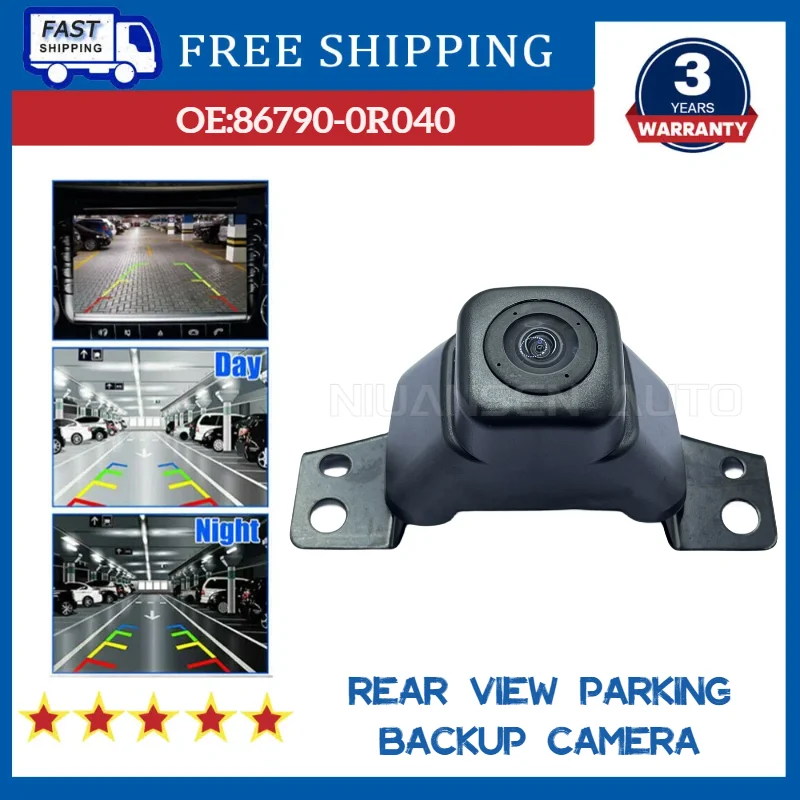 86790-0R040-Surround-Front-View-Camera-Assembly-With-Bracket-For-Toyota ...