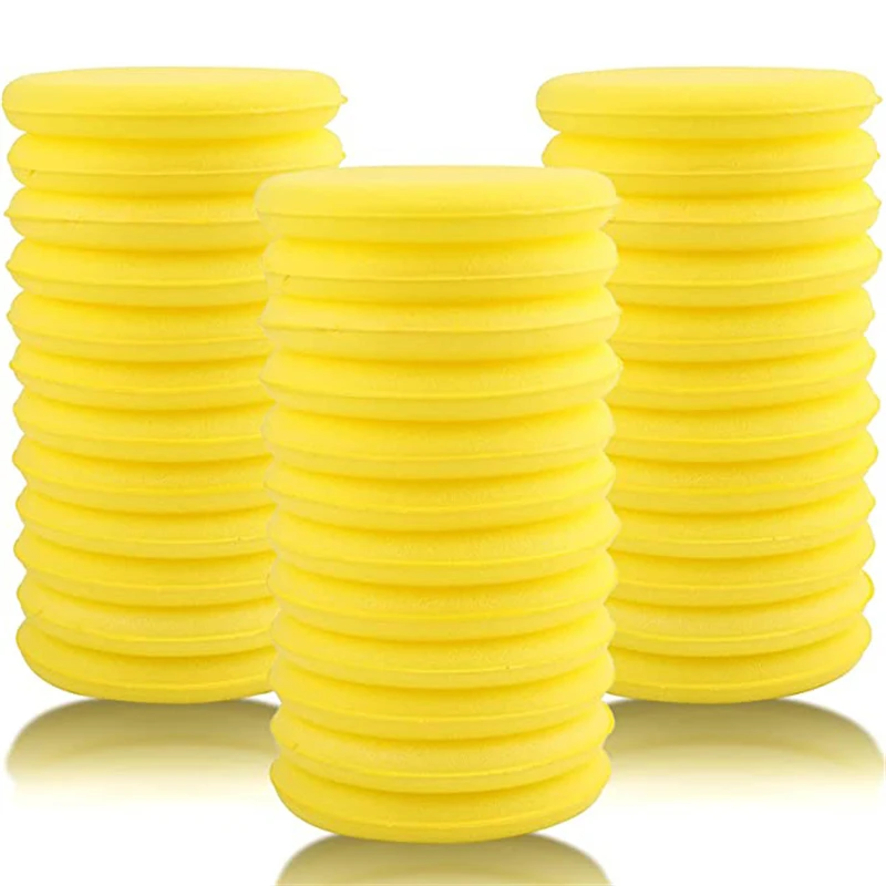 12-24Pcs-Car-Foam-Sponge-Wax-Applicator-Pad-Dust-Remove-Auto-Care ...