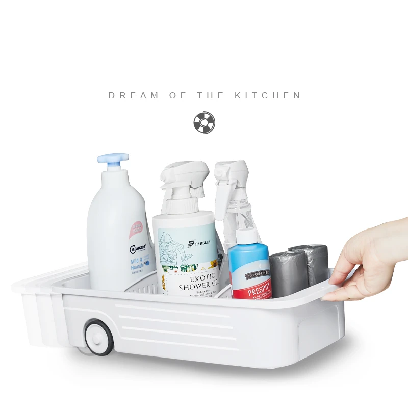 Under-Sink-Storage-Racks-Kitchen-Organizer-Pull-out-Wheel-Slide-Drawer ...