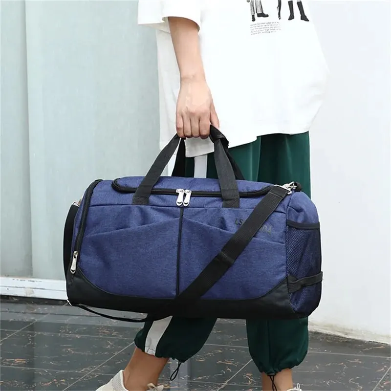 Multi-Functional-Gym-Bag-for-Women-Men-Travel-Pack-Stylish-Solid-Color ...