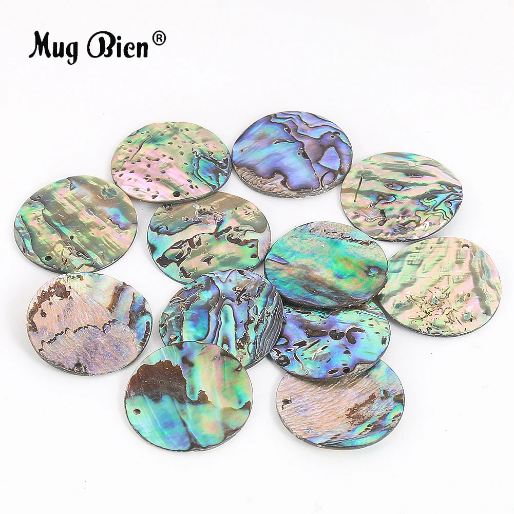1PC-Natural-Abalone-Shell-Pendant-Coin-Seashell-Disc-Charms-for-Jewelry ...