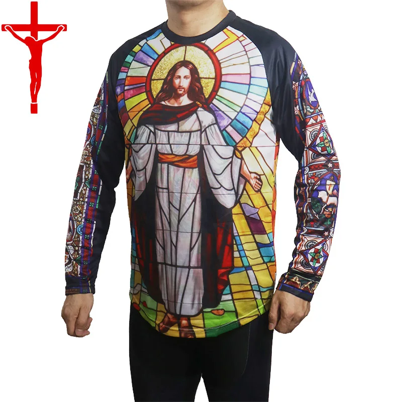 Cycling-Jersey-Motocross-Shirt-Jesus-Christ-MTB-Bike-Long-Religious ...