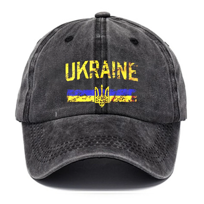 New Ukrainian Symbol Badge Cap Sun Visor Ukraine Emblem Flag Hip Hop ...