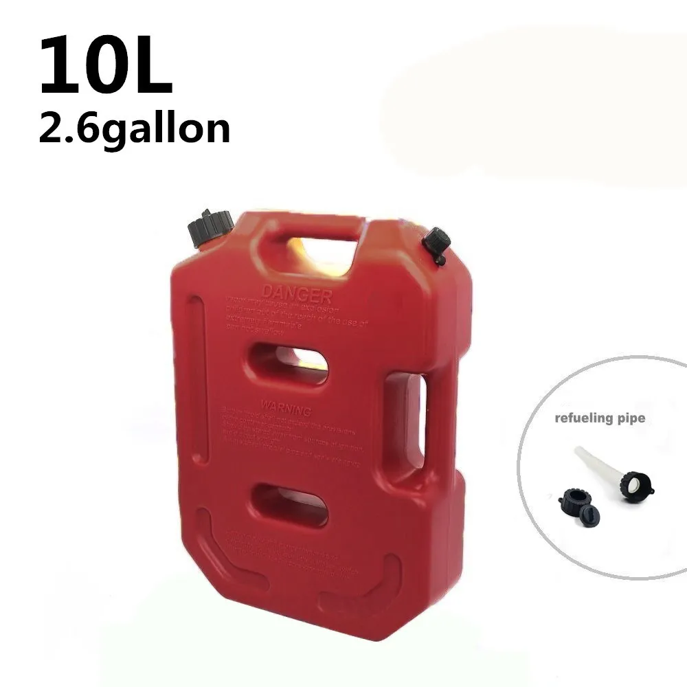 2.6 Gallon Fuel Tank Cans Spare Portable Fuel Storage Gas Tank ...
