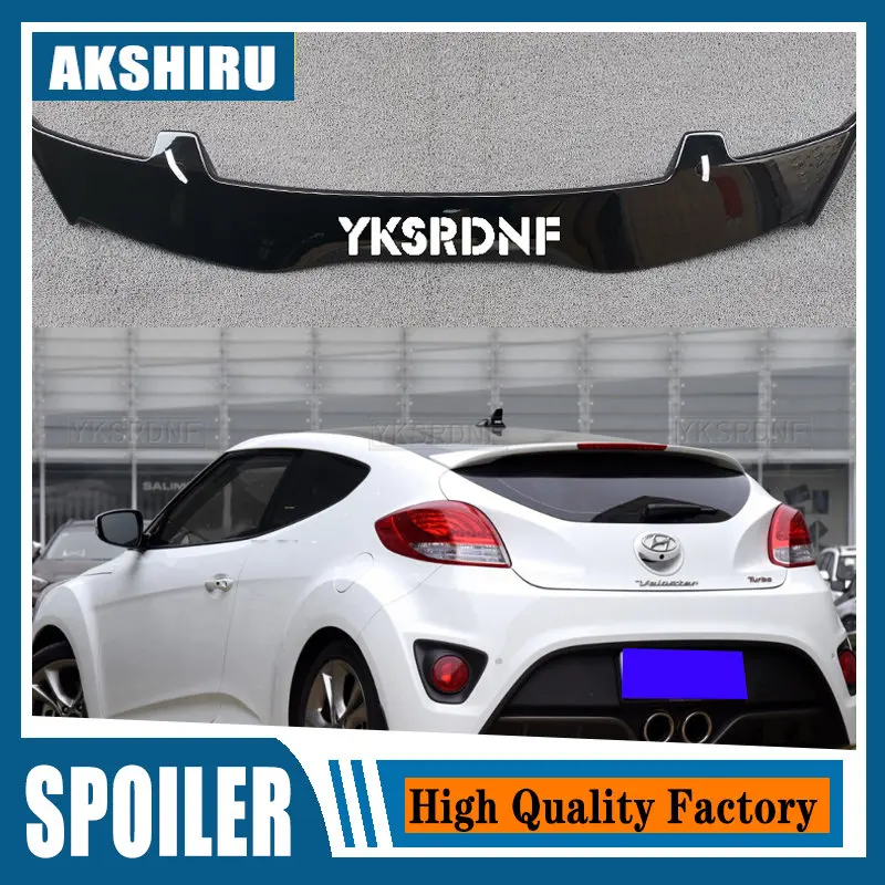 Use For Hyundai Veloster Spoiler 2012 13 14 15 16 Year Abs Plastic Rear ...