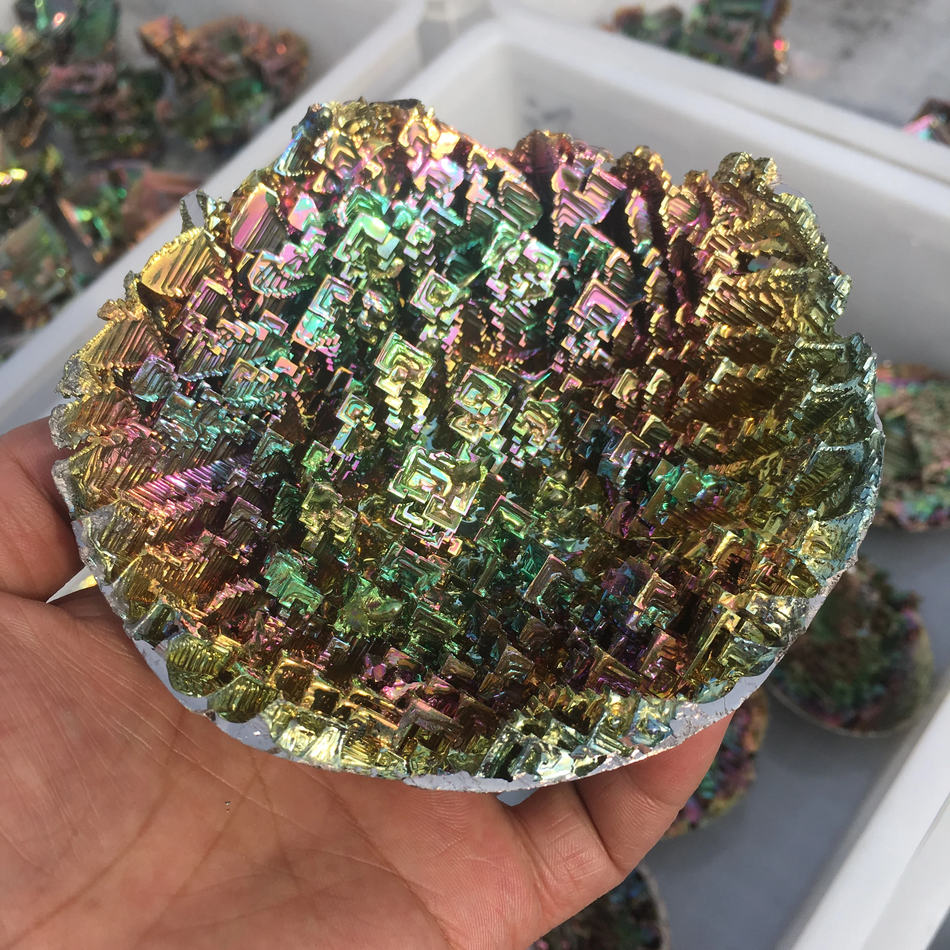 Natural Bismuth Crystals