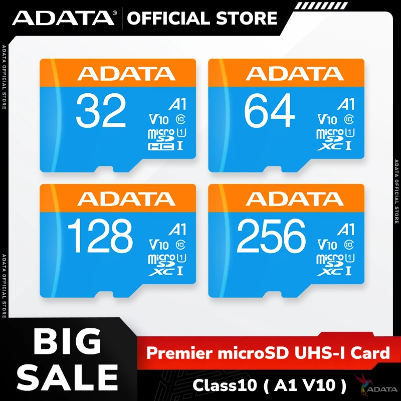 ADATA-Premier-microSDXC-microSDHC-UHS-I-Memory-Card-32GB-64GB-128GB ...