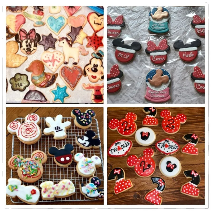 Mickey And Minnie Mouse Cookies