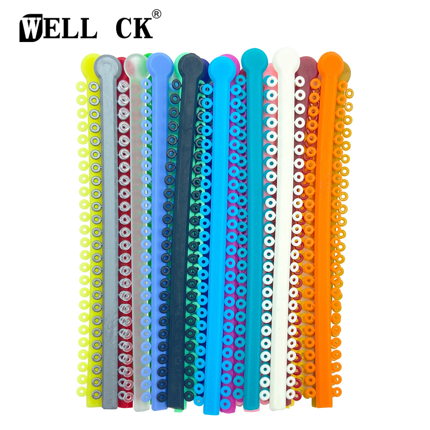 1Pack=1000PCS/20Sticks Dental Orthodontic Elastic Ligature Ties Bands ...
